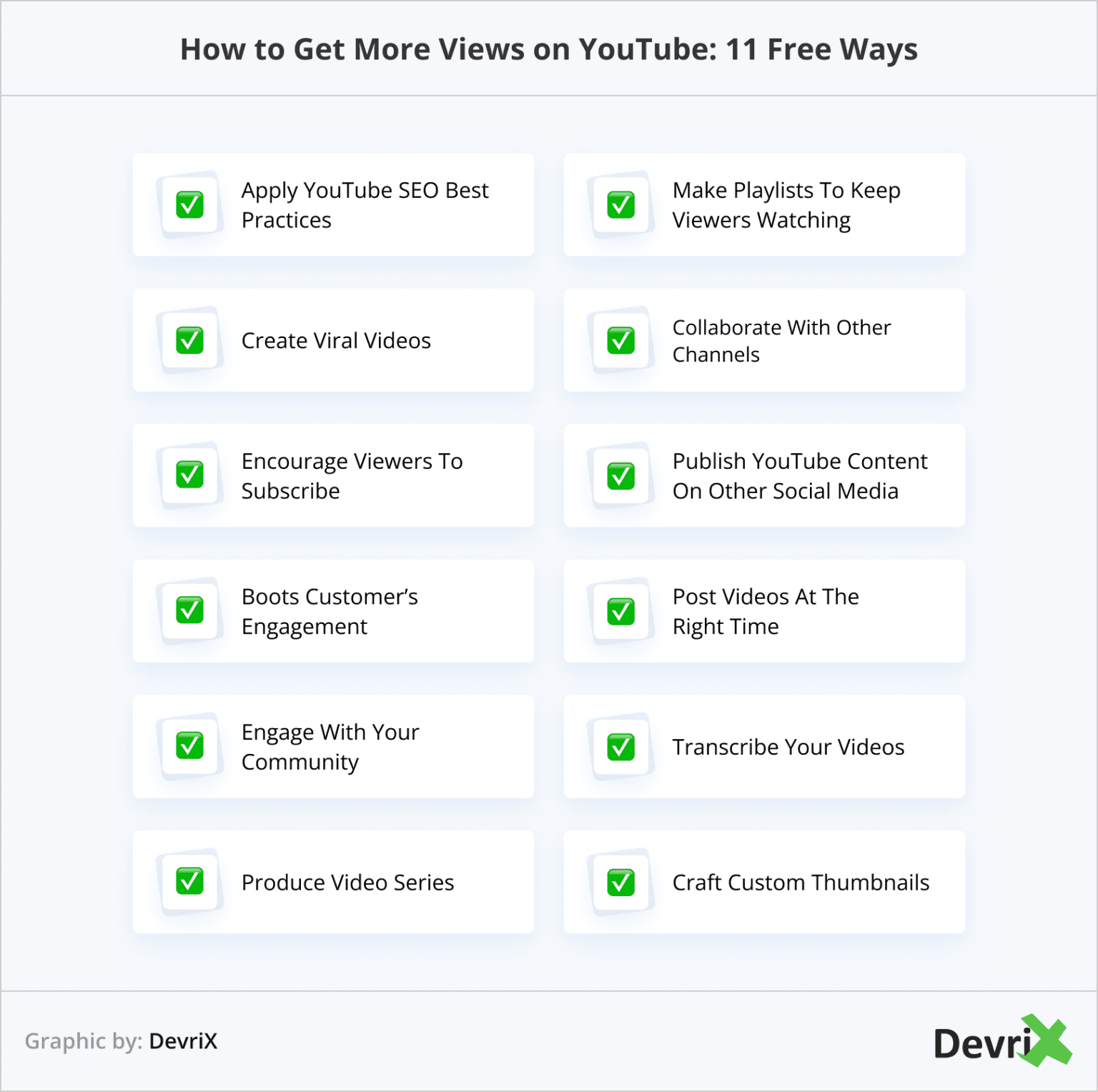 How to Get More Views on YouTube: 11 Free Ways - DevriX